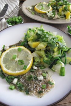 Oven Baked Cod Fish with Spring Vegetables - Autoimmune Wellness