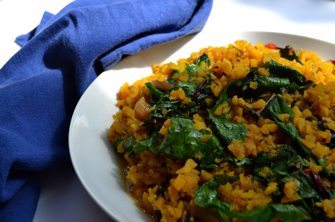 Breakfast Risotto with Greens - Autoimmune Wellness