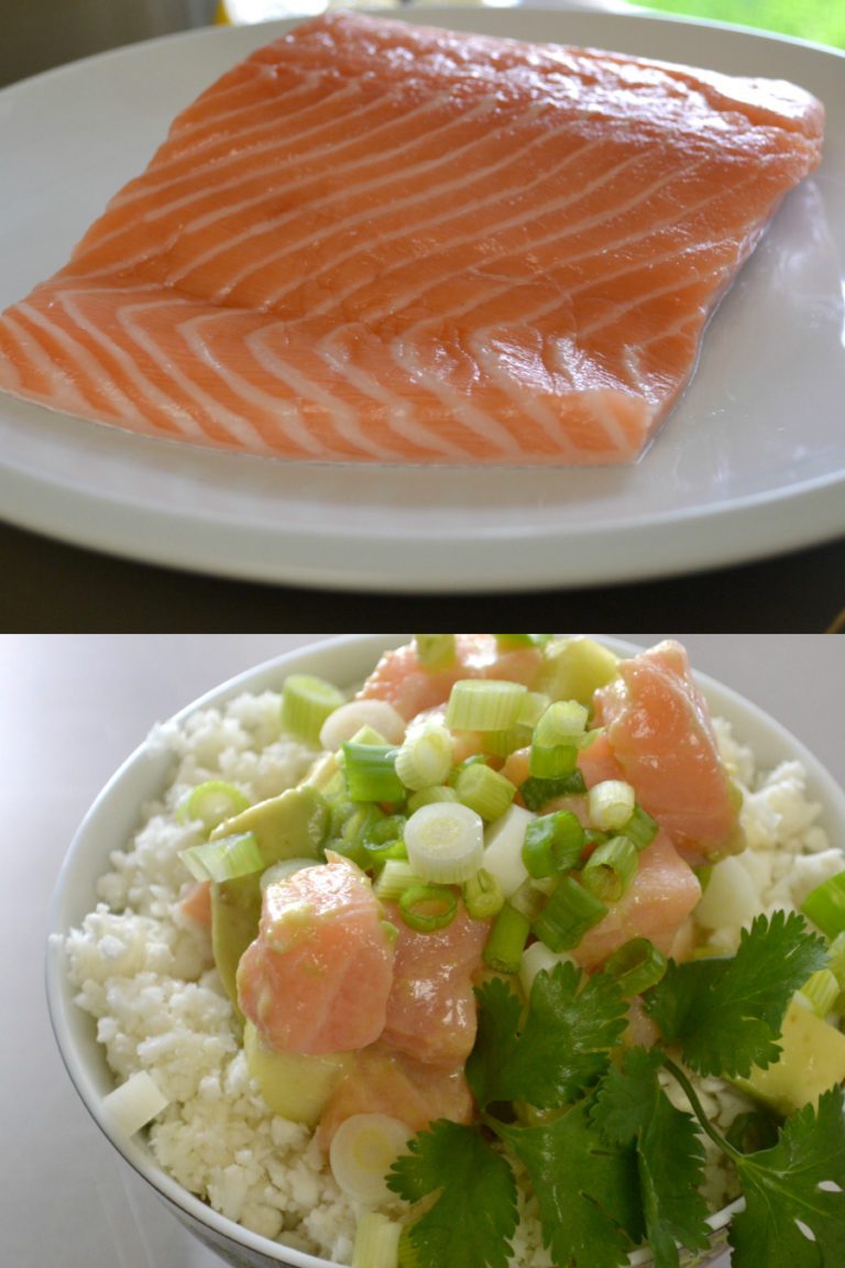 Raw Citrus Poke Salad - Autoimmune Wellness