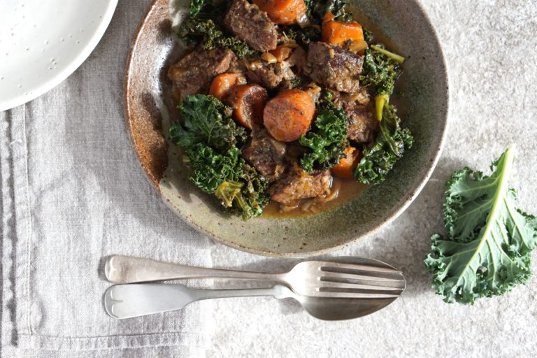 Beef Stew with Anchovies and Kale - Autoimmune Wellness