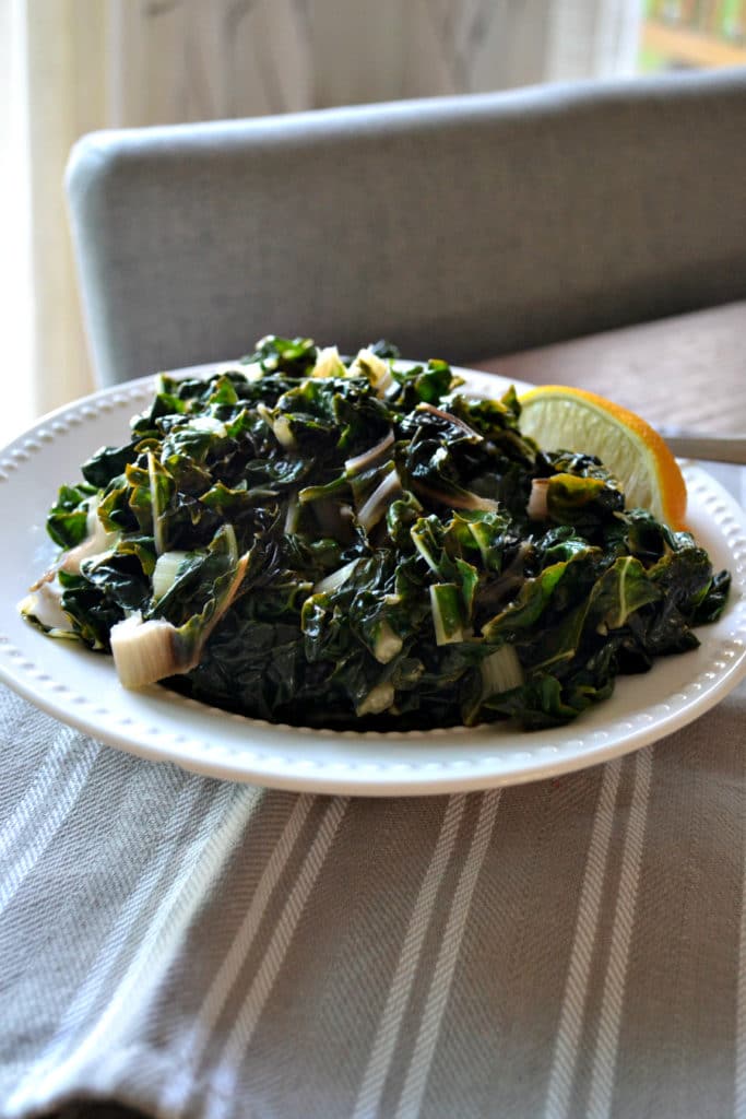 AIP Swiss Chard | Garlic and Lemon Wilted Chard